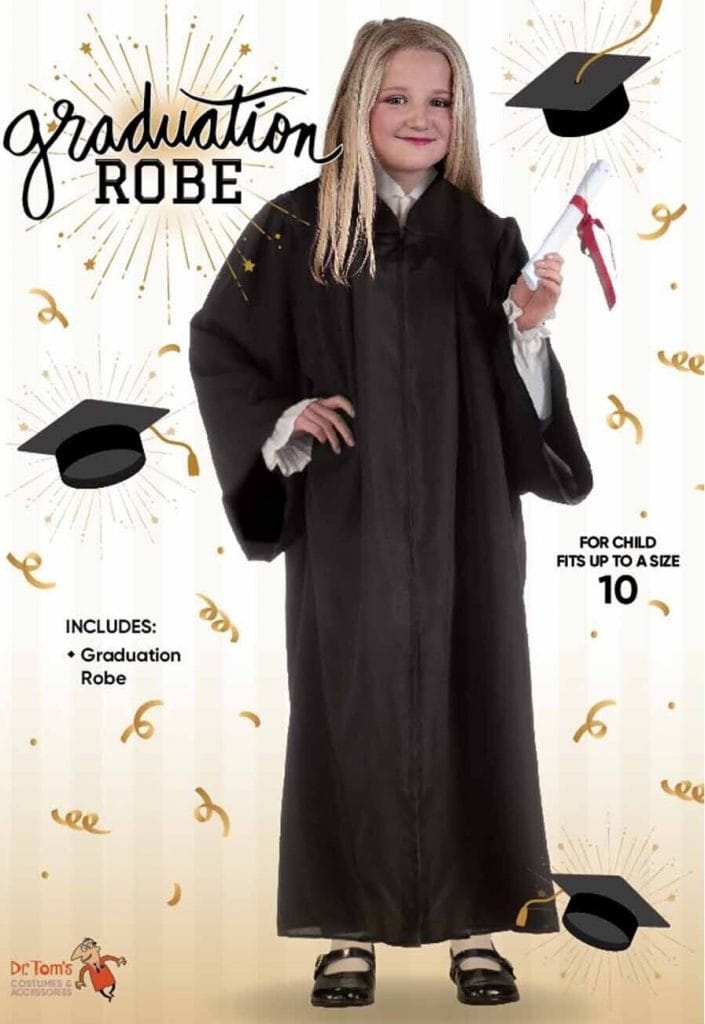 Graduation Robe Gown Children – Abracadabra Fancy Dress