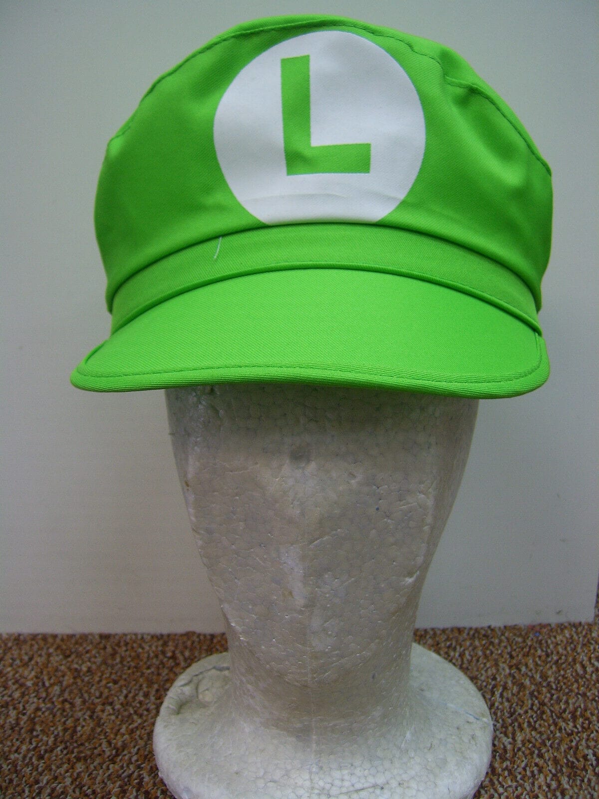 Luigi Hat Super Mario Brothers Abracadabra Fancy Dress