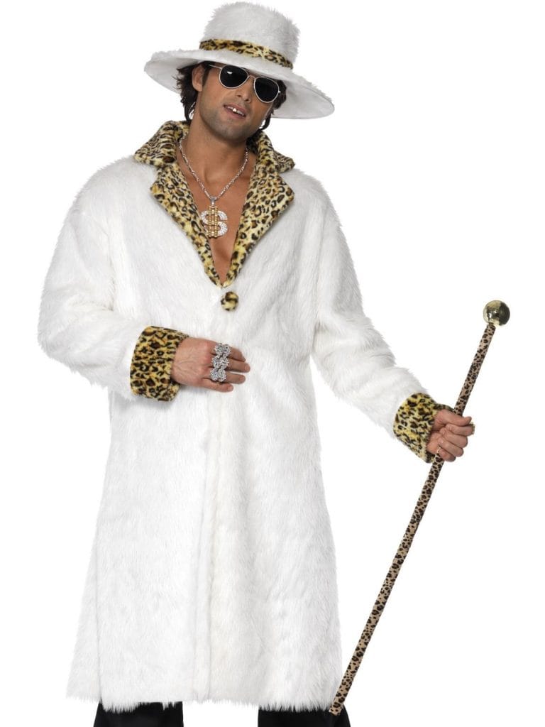 Big Daddy Pimp Costume Gangster Disco Hip Hop – Abracadabra Fancy Dress