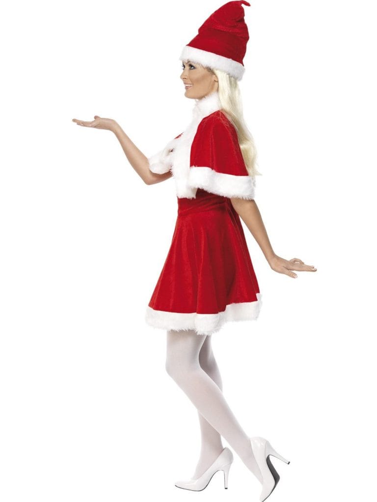 Miss Santa Dress Costume With Cape And Hat – Abracadabra Fancy Dress