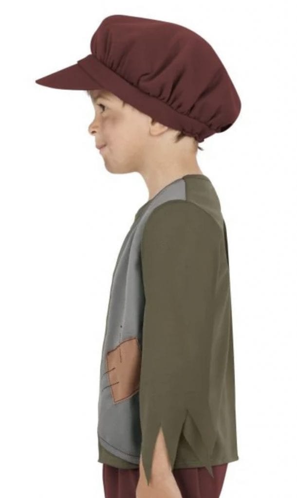Victorian Poor Peasant Boy Costume Pioneer Colonial Historical 100 Days ...